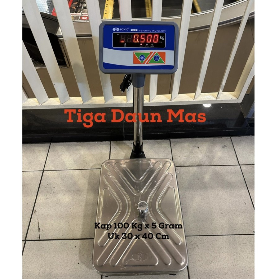 Jual Timbangan Barang Digital Sonic A1-5 100 Kg Timbangan Ekspedisi Sonic A1-5 100 Kg Timbangan ...