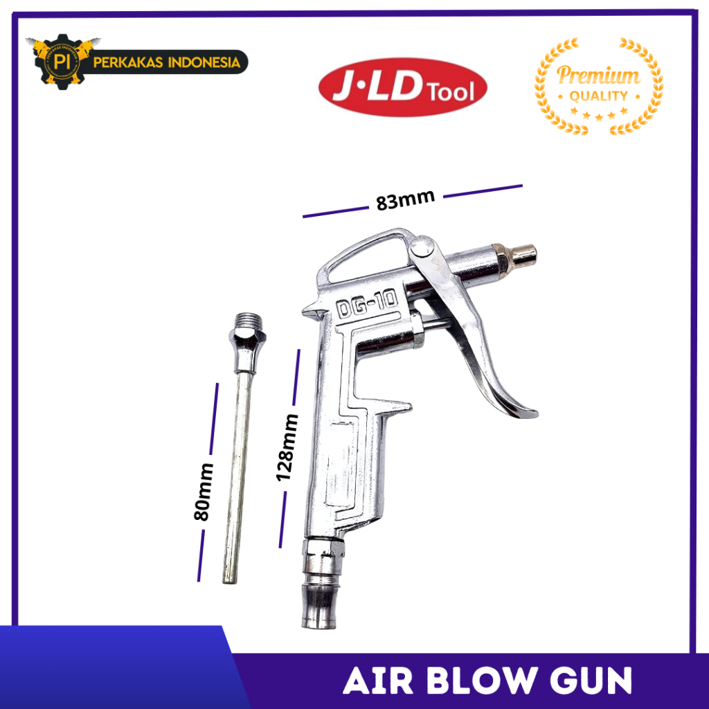 Jual Alat Semprotan Angin 8 mm Air Duster Blow Gun Besi DG-10 JLD Alat ...