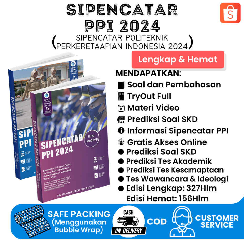 Jual Buku Terbaru SIPENCATAR PPI 2024 (Edisi Lengkap & Edisi Hemat + Free Akses Online) Sesuai ...