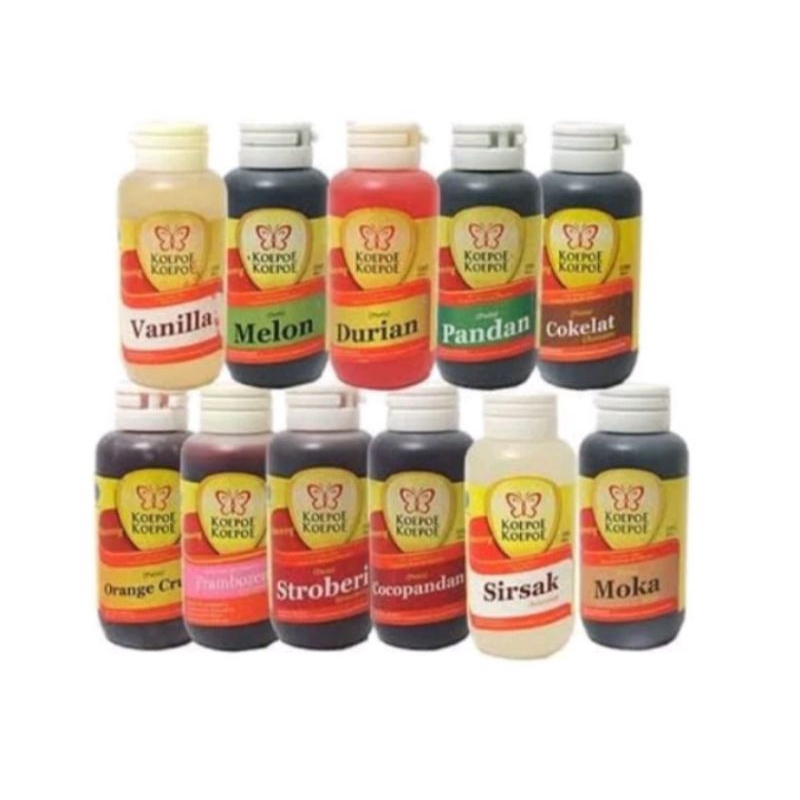 Jual Pasta Perisa Makanan dan Minuman Merk KUPU-KUPU 60ML | Shopee ...