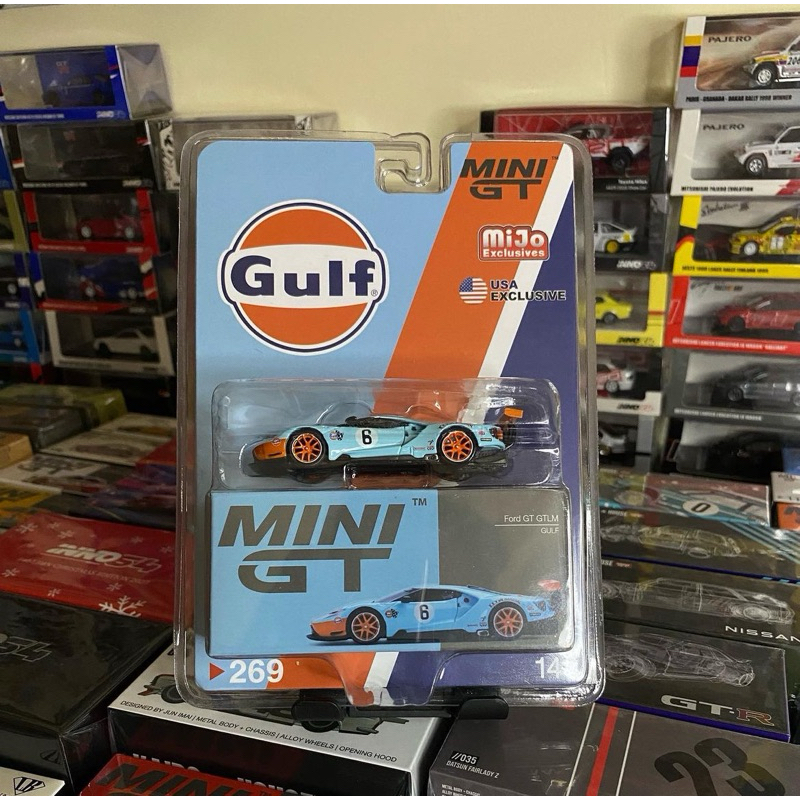 Jual MINI GT Blister Ford GT GTLM Gulf Livery | Shopee Indonesia