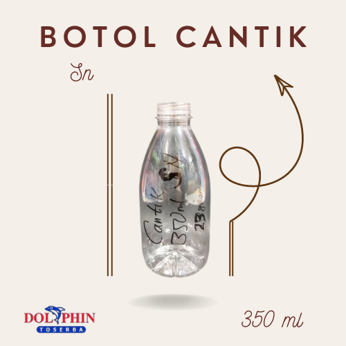 Jual ISI 1 PCS - Botol Plastik SN / Botol Cantik 350ml SN 23GR Tutup ...