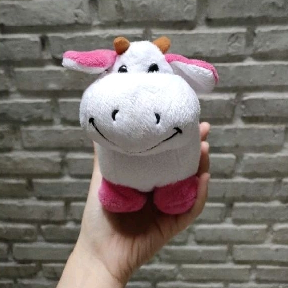 Jual Boneka Sapi Kecil Pink (Preloved) | Shopee Indonesia