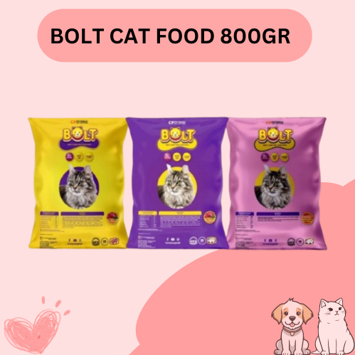 Jual BOLT Makanan Kucing 800gr / Cat Food Bolt 800gr | Shopee Indonesia