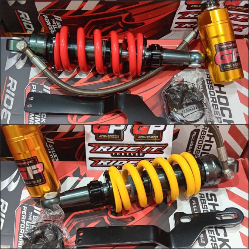 Jual Shock Tabung Pisah Satria FU Monoshock Ride It GP Series 285mm ...