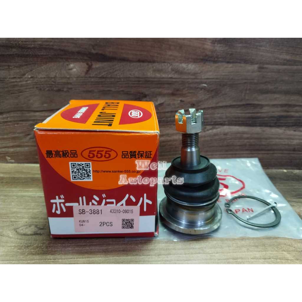 Jual BALL JOINT JOIN ATAS UPPER INNOVA FORTUNER HILUX 555 JAPAN ...