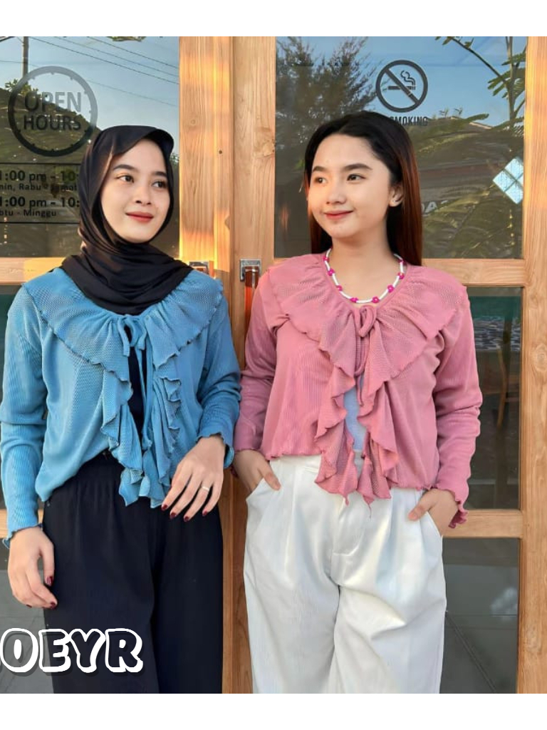 Jual Cardigan Rumbai Bali / Cardigan Rumbai Butterfly / Cardigan Rumbai ...