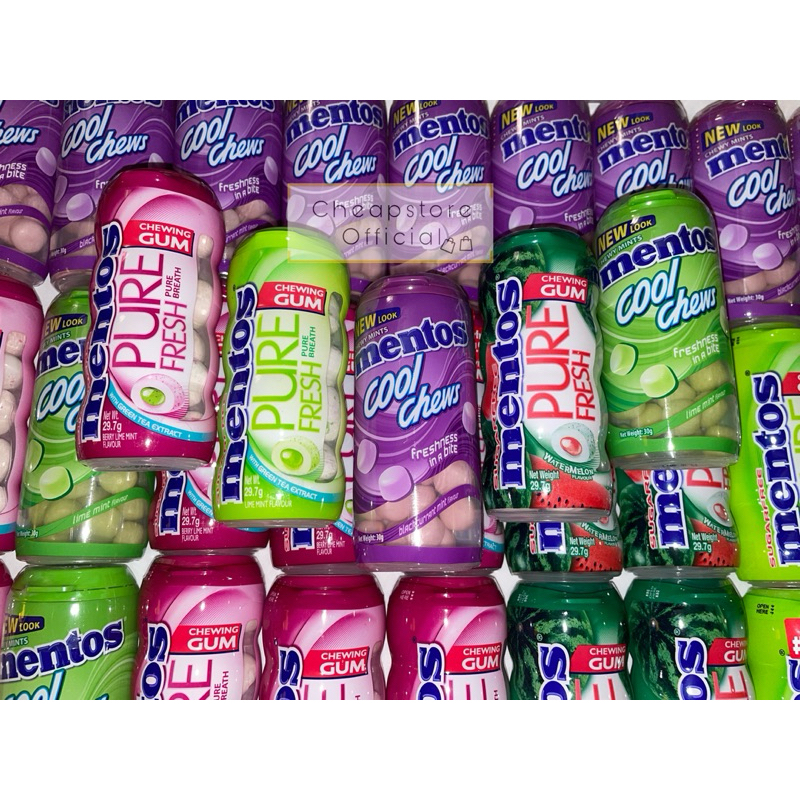 Jual Permen Mentos Pure fresh / cool chews Malaysia (pilih) | Shopee ...