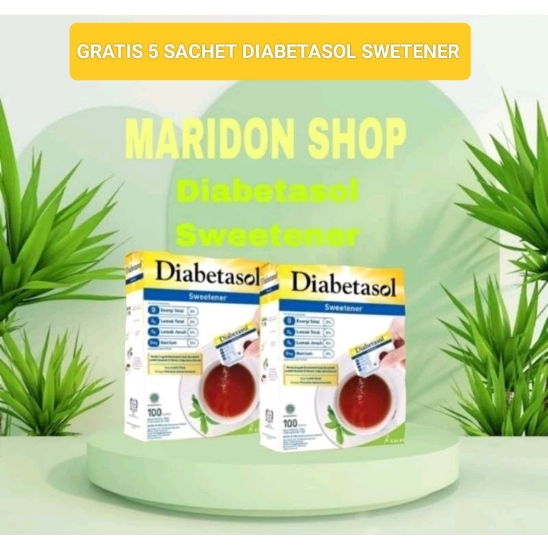 Jual DIABETASOL SWEETENER 100'SACHET /50'SACHET | Shopee Indonesia