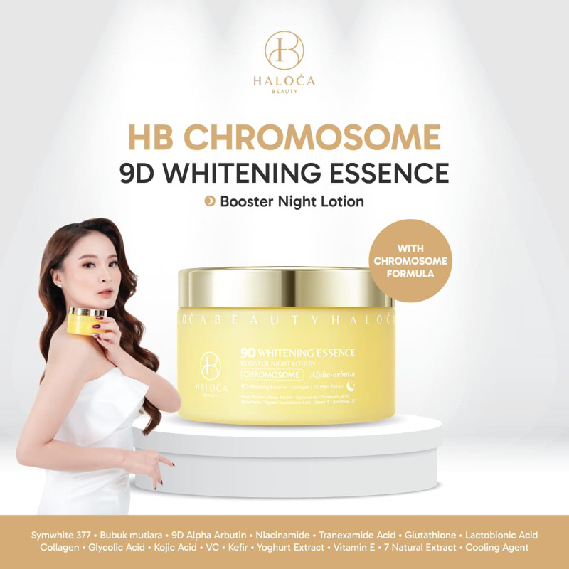 Jual [ HALOCA BEAUTY ] FORMULA BARU NIACINAMIDE 5% HB CHROMOSOME 9D ...