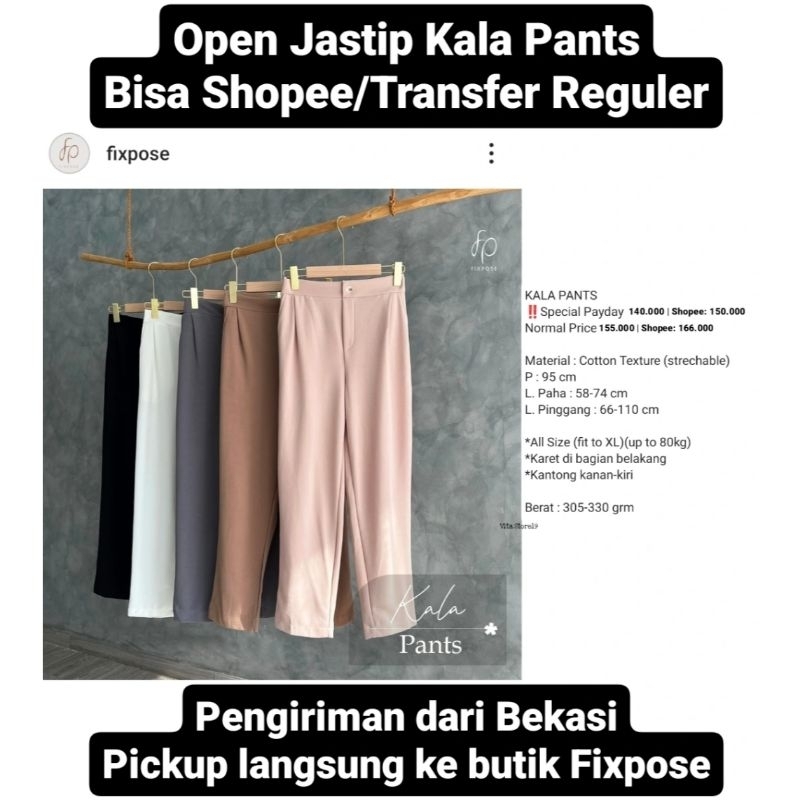 Jual KALA PANTS by Fixpose (Open Jastip) | Shopee Indonesia