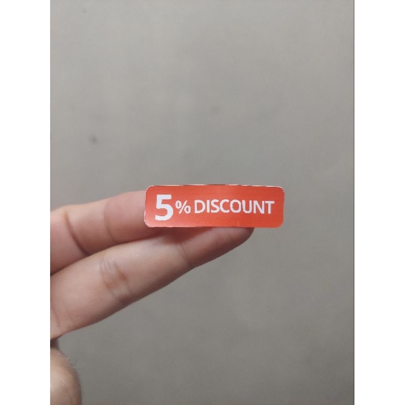 Jual Stiker Diskon (Bentuk Persegi Panjang) | Shopee Indonesia