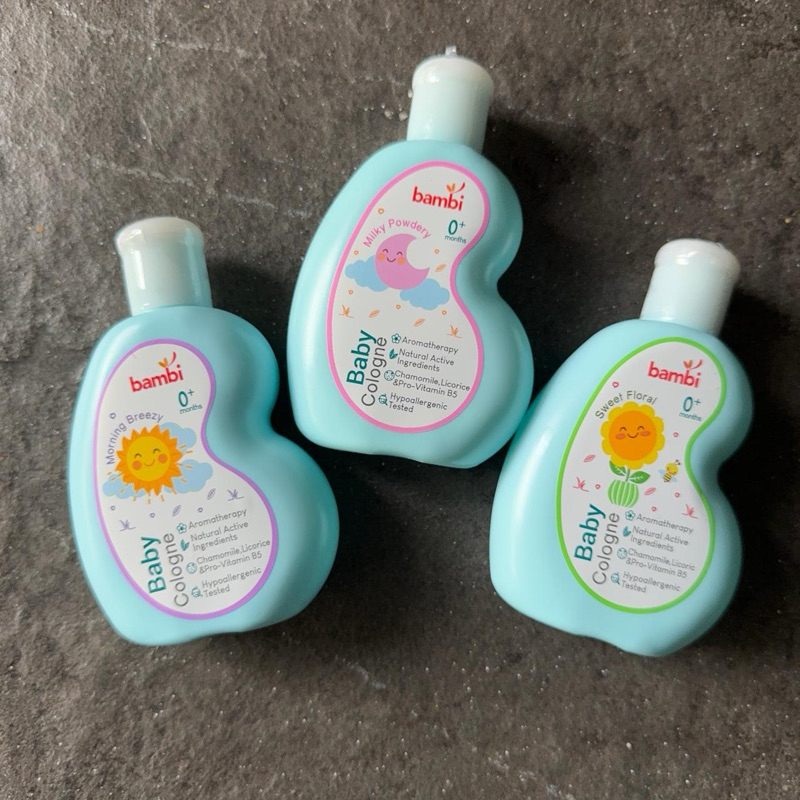 Jual Bambi Parfum Bayi Baby Cologne 100ml | Shopee Indonesia