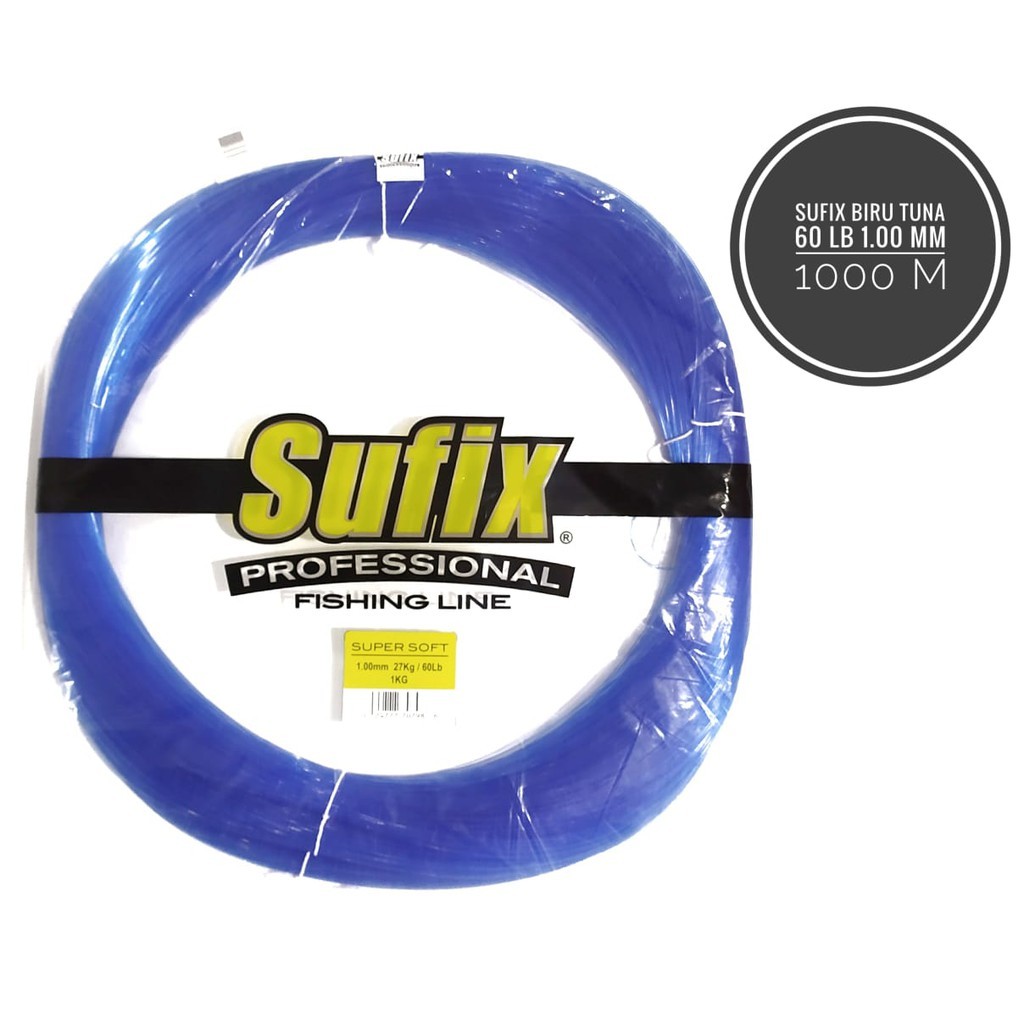Jual SUFIX BIRU 60LB Senar Pancing Tuna 1KG | Shopee Indonesia