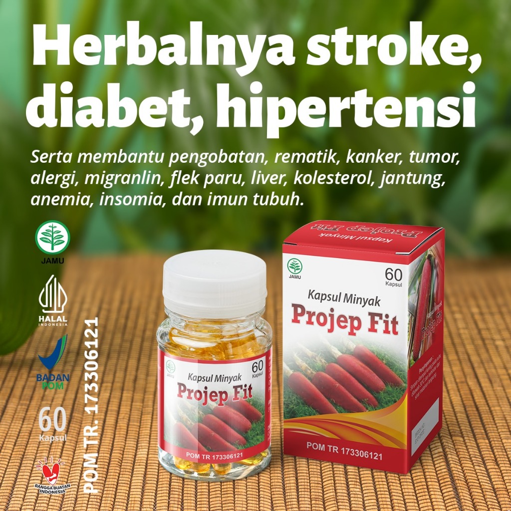 Jual Projep Fit pro jep red oil buah merah papua asli 60 kapsul ...