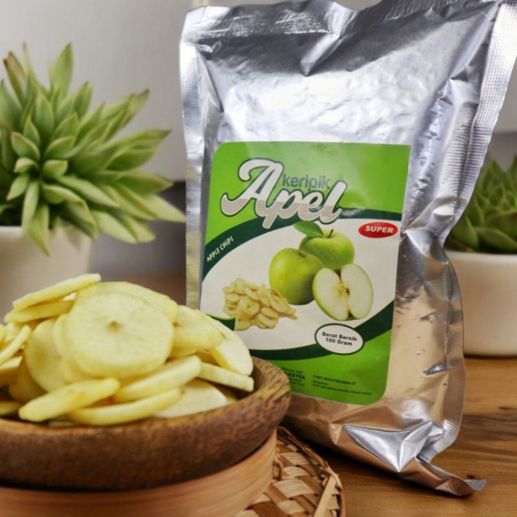 Jual Keripik Buah Apel Super 100g | Shopee Indonesia