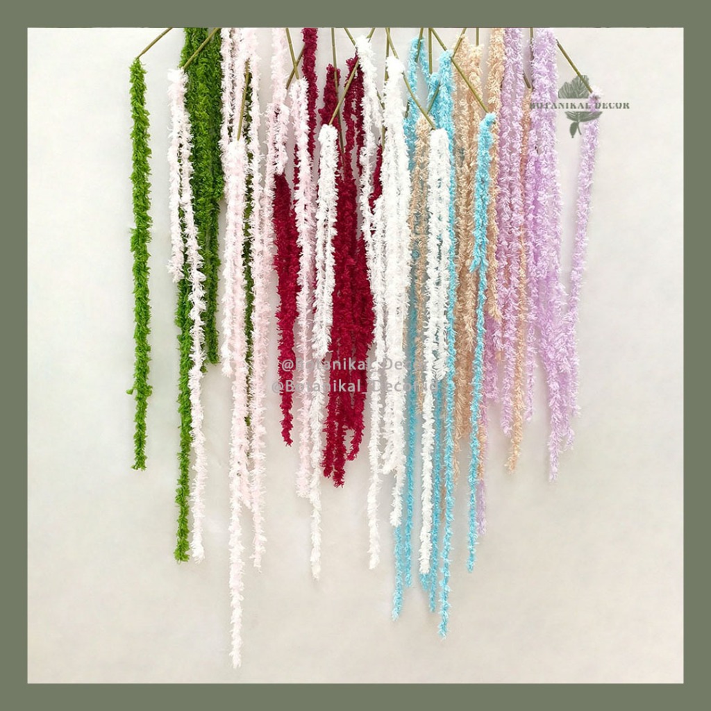 Jual Artificial Amaranthus Juntai Akar Premium Bunga Dekorasi Wedding ...