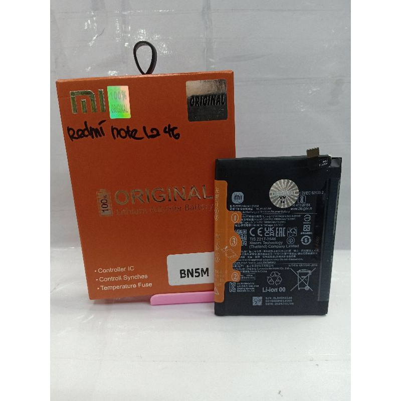 Jual Baterai Battery Original 100% BN5M Xiaomi Redmi note 12 4G Doubel ...