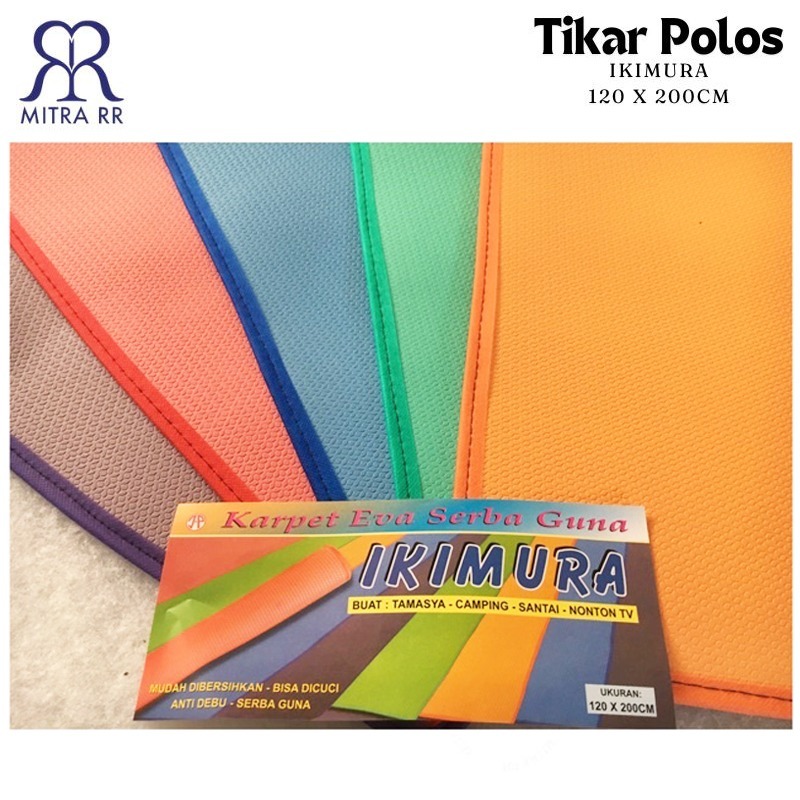 Jual Tikar Polos Ikimura | Karpet Lantai Spons 120 x 200cm | Alas ...
