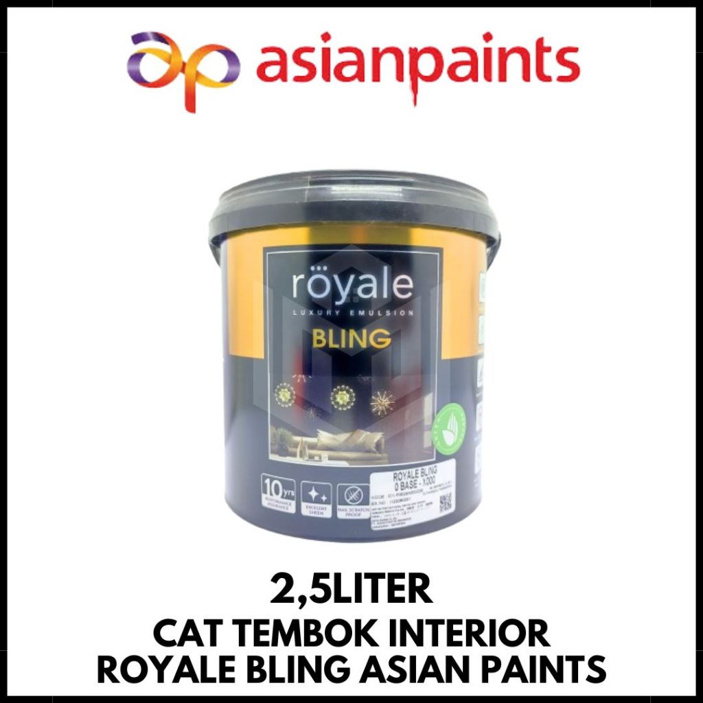 Jual Cat Tembok Interior Royale Bling Asian Paints Galon 2,5Liter ...