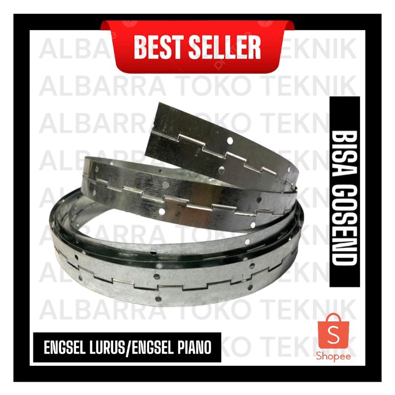 Jual Engsel Piano / Engsel Panjang Roll / Engsel Panjang 3,5mtr X 3cm ...