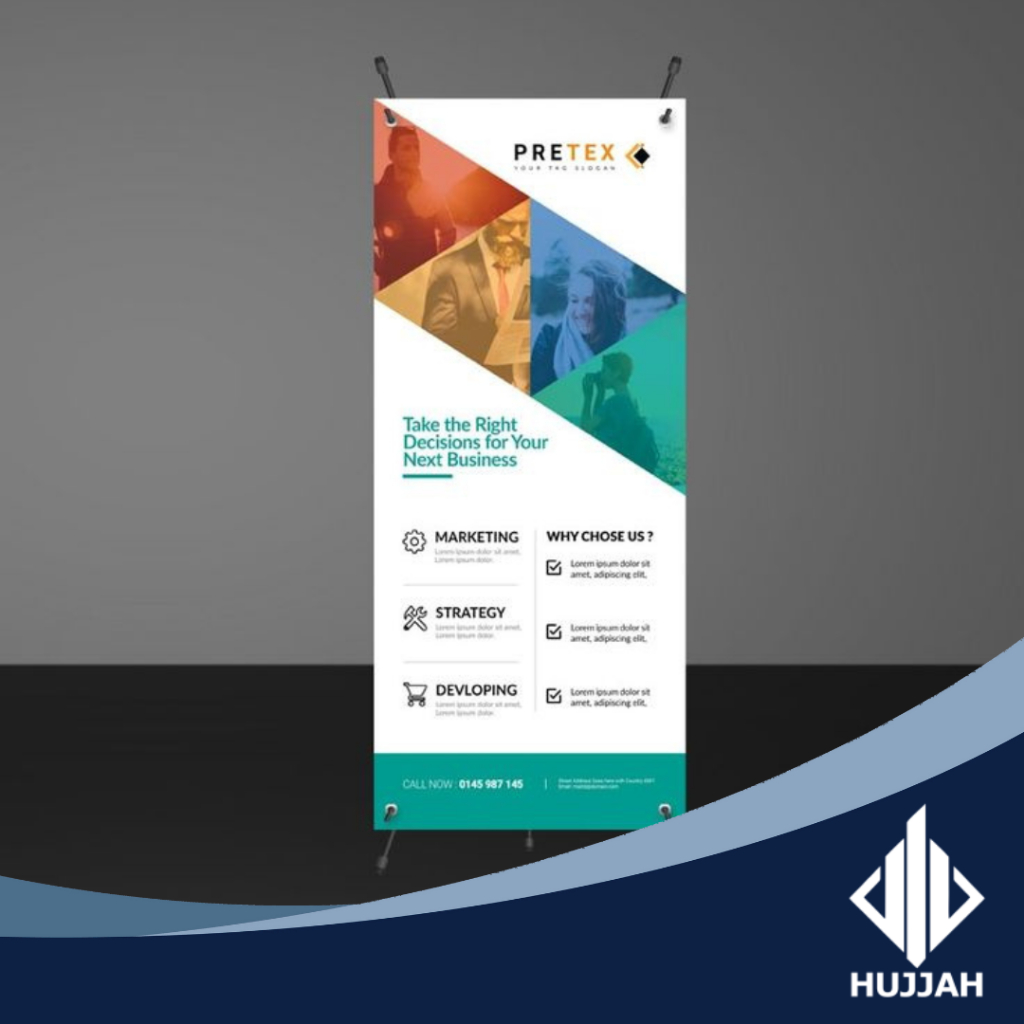 Jual X Banner Bisa Custom Design | Shopee Indonesia