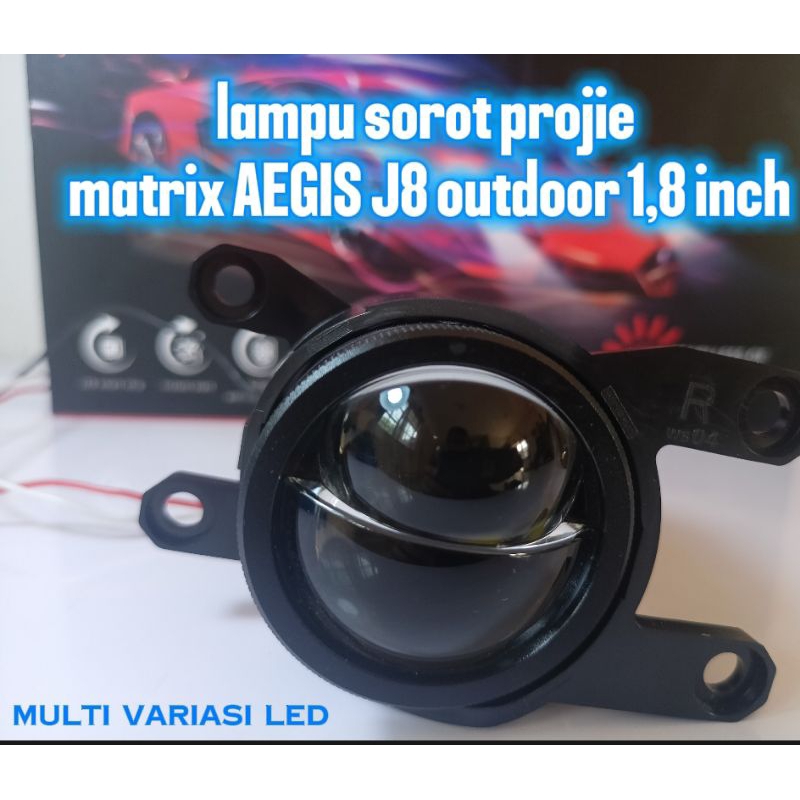 Jual sorot projie matrix AEGIS J8 outdoor 1,8 inch untuk motor dan ...