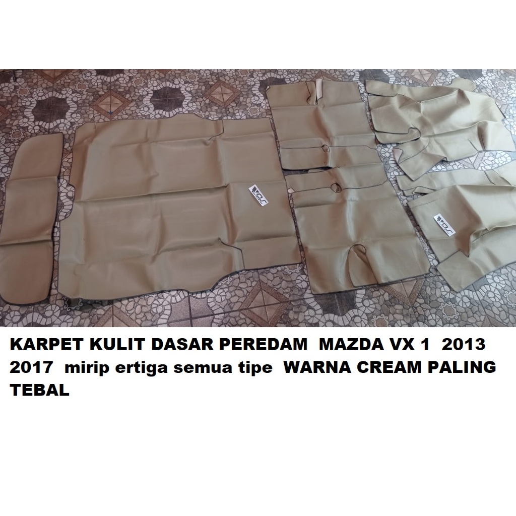 Jual KARPET KULIT DASAR PEREDAM MAZDA VX 1 2013 2017 mirip ertiga semua ...