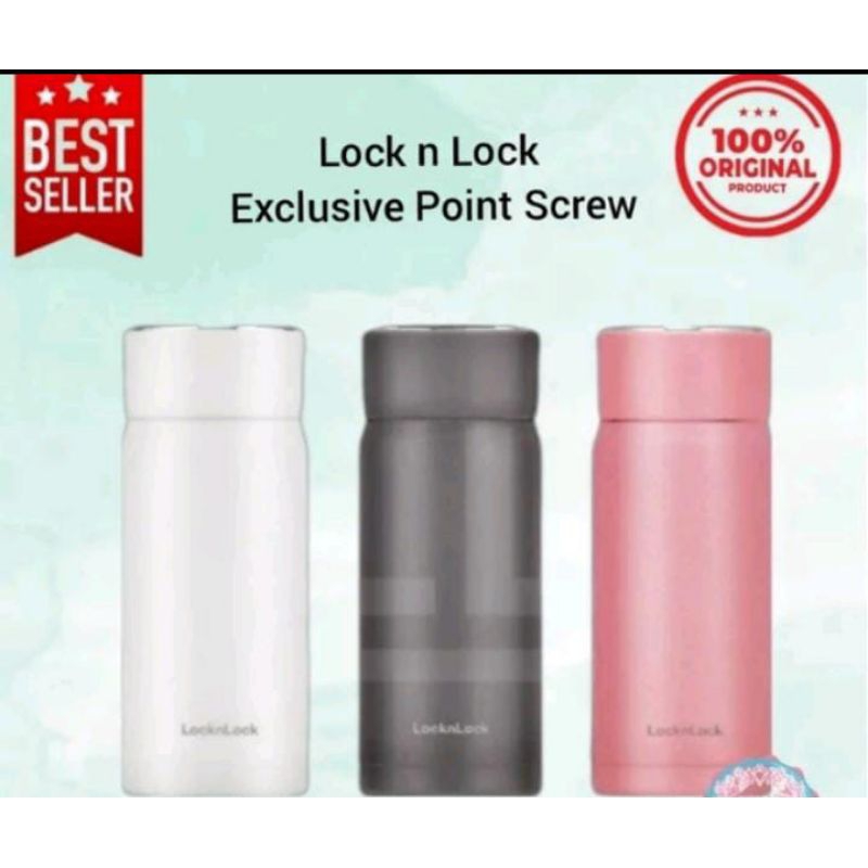 Jual LocknLock Point Tumbler Screw Hot & Cool 200ml - Tumbler Mini Termos LocknLock - Termos Air ...