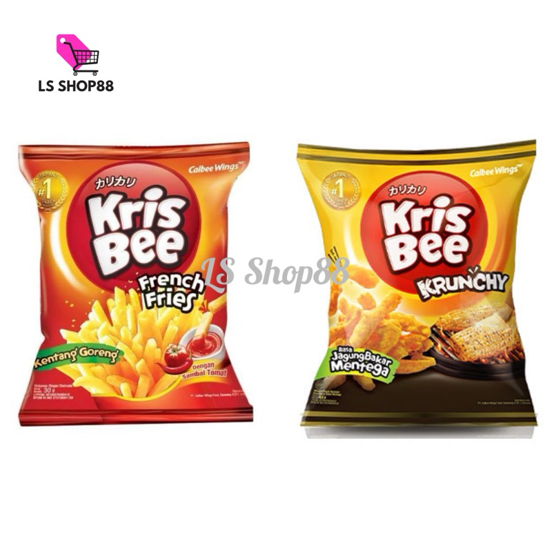 Jual KRIS BEE French Fries 75gr // KRESBEE Krunchy Jagung Bakar Mentega ...