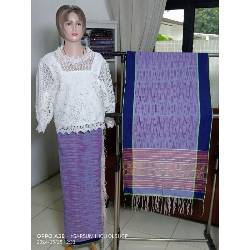 Jual Ulos Hiou Simalungun Pinar Mataniganjou ekonomis kepala qristal ...