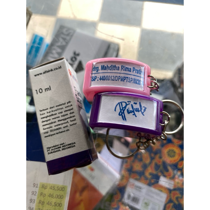 Jual STEMPEL NAMA DAN NIP | STEMPEL CUSTOM | STEMPEL NAMA DAN NOMOR HP ...