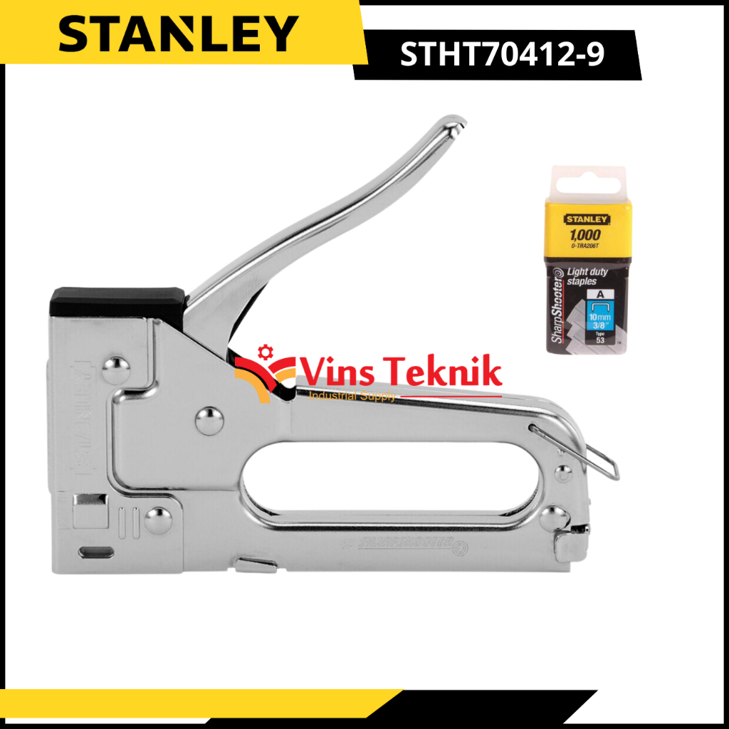 Jual Staples Tembak TR45 Aluminium Refill TRA206T 100PC STANLEY ...