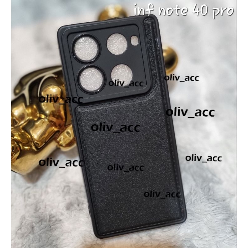 Jual leather black case infinix note 50 4g infinix note 50 pro note 40 ...