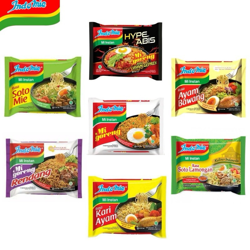 Jual INDOMIE Mie Instan Goreng & Kuah All Varian INDOMIE GORENG SPESIAL ...