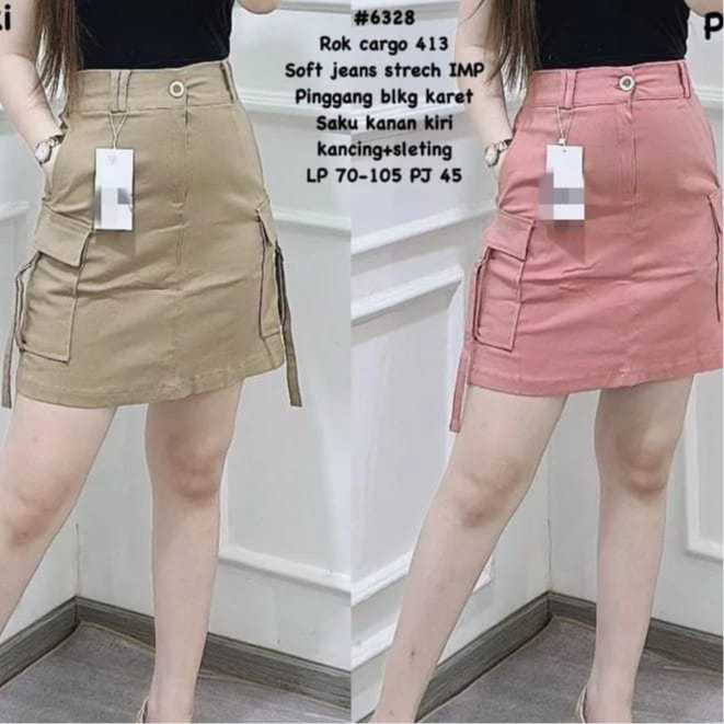 Jual ROK CARGO PENDEK PEREMIUM//ROK PENDEK MELAR KATUN TWILL COMBET ...