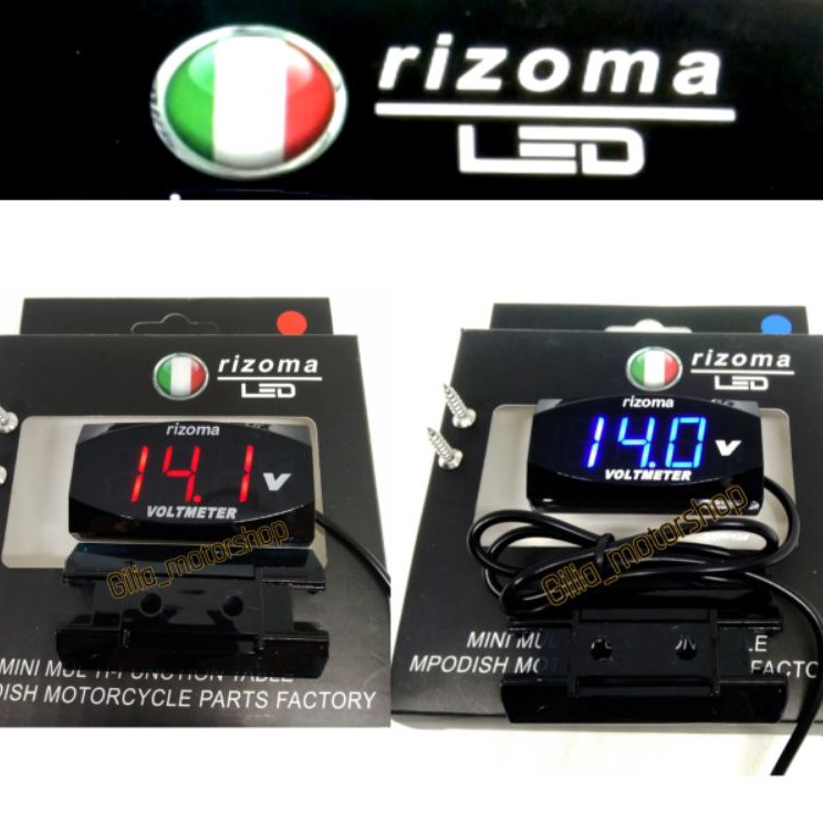 Jual Vsg Voltmeter Aki Digital Voltmeter Pengukur Aki Digital Rizoma Original Universal Motor ...
