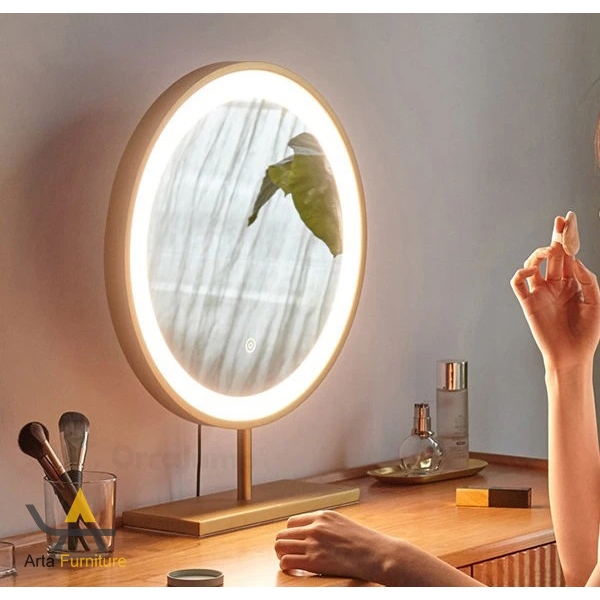 Jual Cermin rias bulat led | cermin led 50cm | Shopee Indonesia