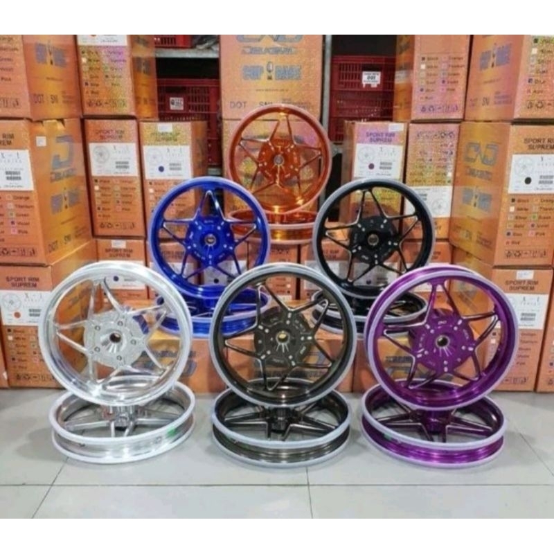 Jual VELG DELKEVIC X1 RACING CNC X1 185x14 & 215x14 MIO SPORTY MIO J ...