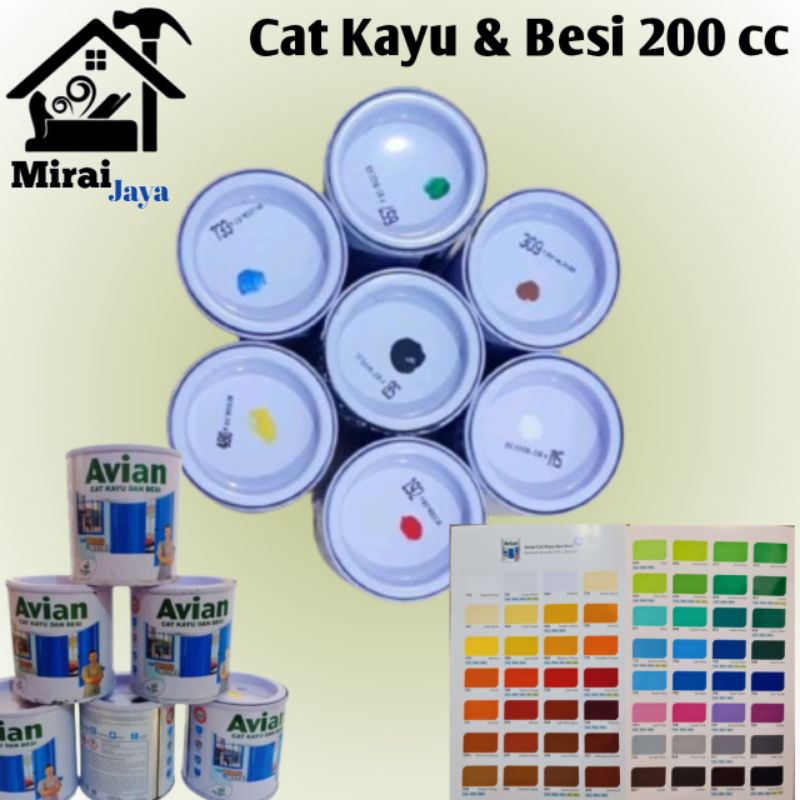 Jual Avian Cat Kayu dan Besi 200 cc | Shopee Indonesia