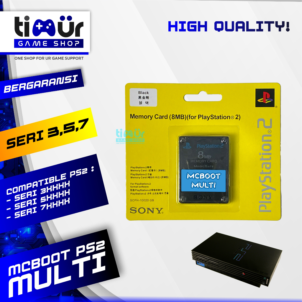 Jual Memory Card MC PS2 Free MCboot Multi Seri 3 5 7 30000 50000 70006 | Shopee Indonesia