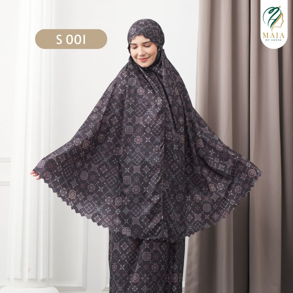 Jual MAIA BY HASYA - Mukena Emily Series Motif Bunga Terbaru (Bonus ...