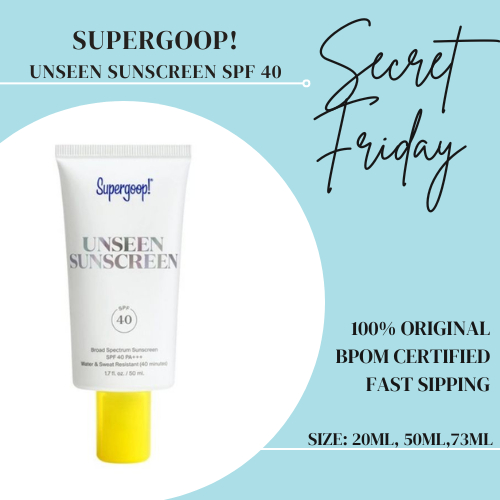 Jual Supergoop! Unseen Sunscreen SPF 40 Sample sachet or tube | Shopee ...