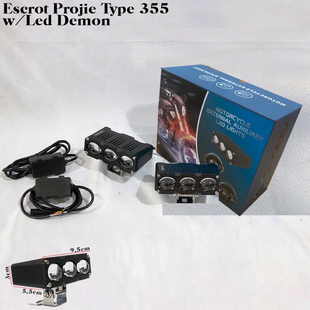 Jual U Series LAMPU TEMBAK LASER FOGLAMP PROJIE PROJEKTOR 3 MATA LED ...