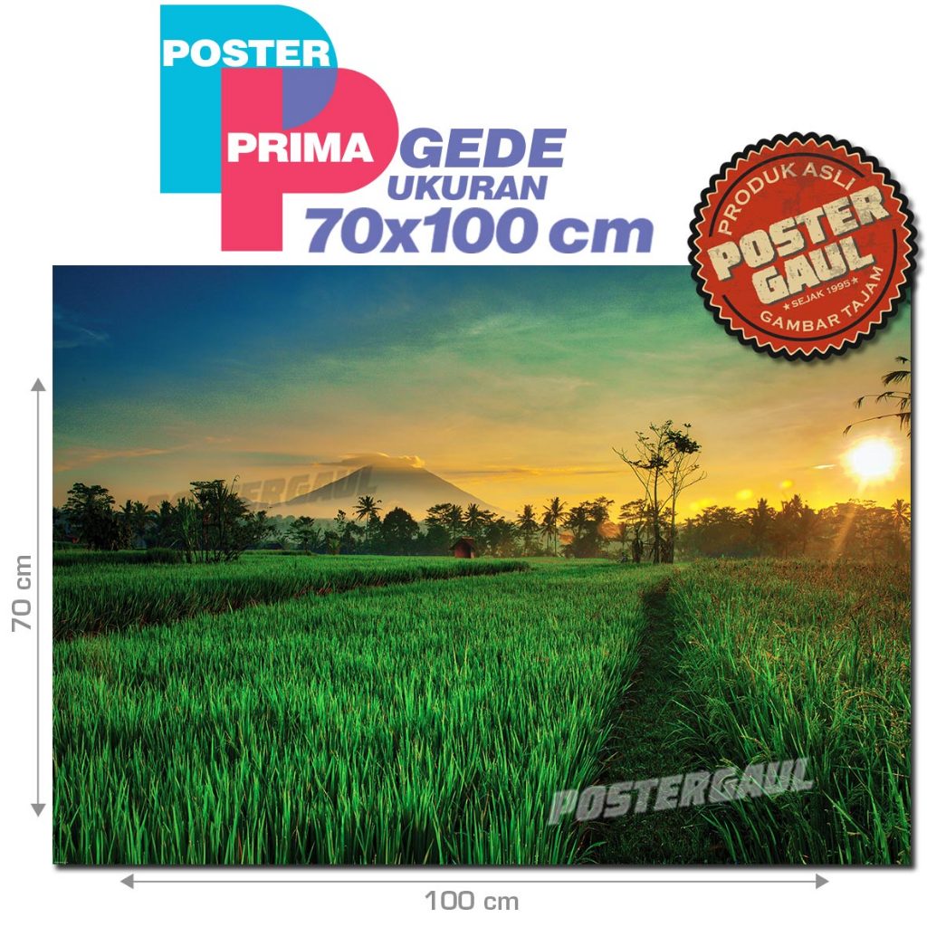 Jual [NON-COD] Poster Prima PESONA INDONESIA : PEMANDANGAN SUNSET ...