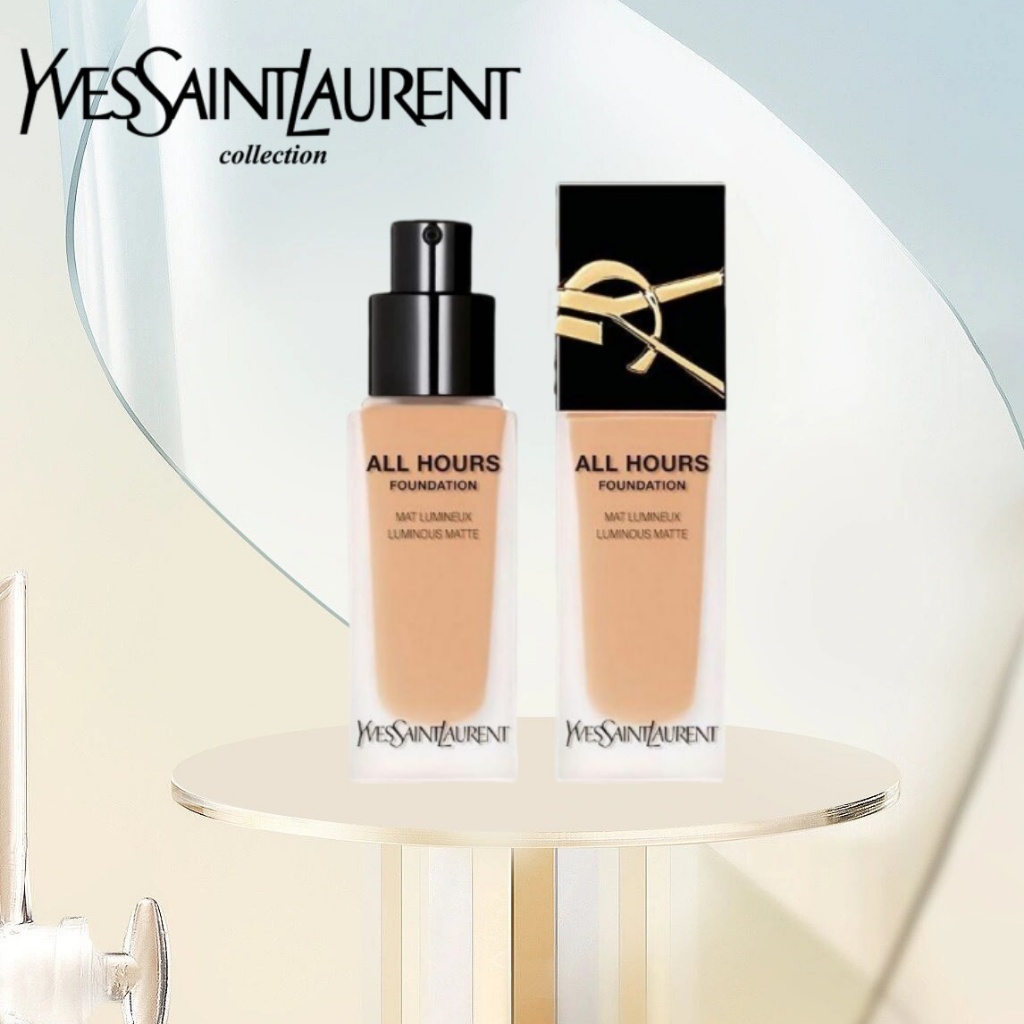 Jual {100%Aslil} YSL All Hours Foundation 25ml Full Size/YSL Luminous Matte Finish Foundation ...