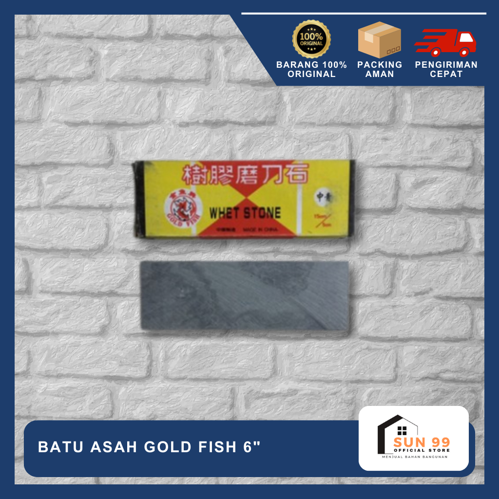 Jual Batu Asah Pisau GOLDFISH 6" Inch | Shopee Indonesia