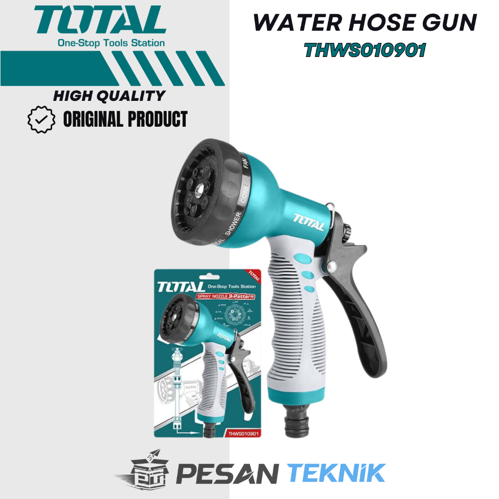 Jual Kepala Selang Air SEMPROT SPRAY NOZEL Water Hose Gun TOTAL ...