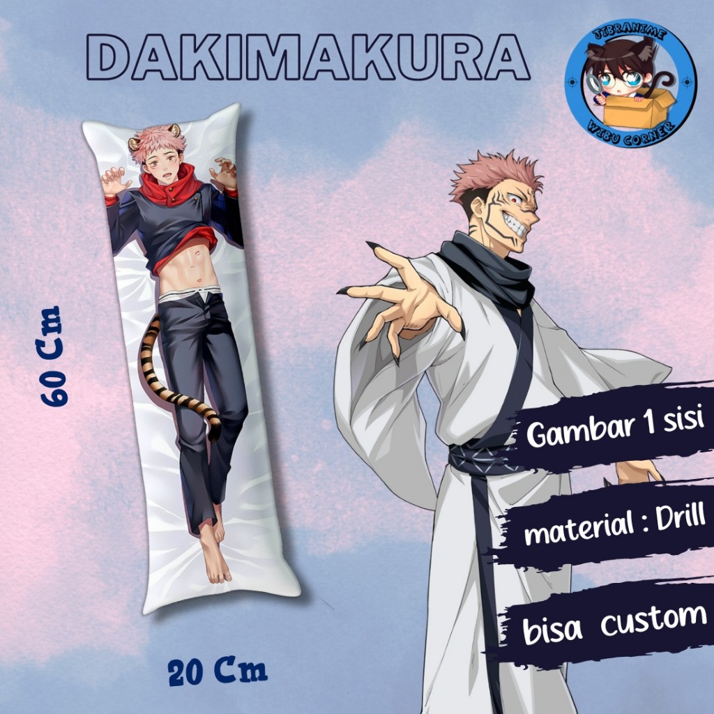 Jual dakimakura / guling SUKUNA CUTE JUJUTSU KAISEN / ukuran 20x60cm ...