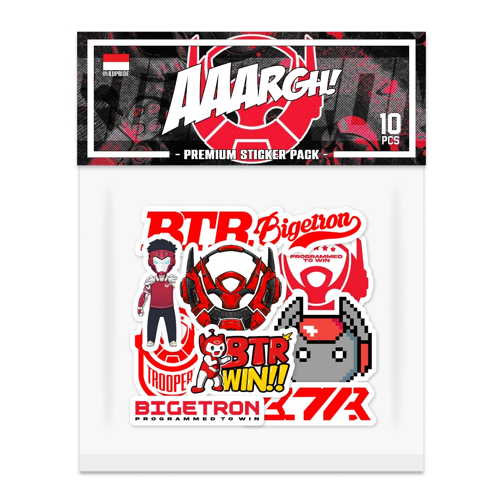 Jual Stiker BIGETRON Sticker Pack vol. 3 (Bigetroopers Edition ...